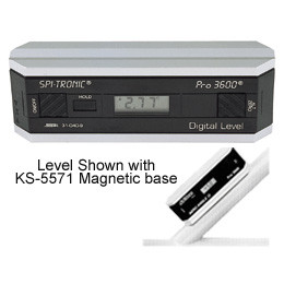 SPI TRONIC PRO 360 Digital Level Protractor Inclinometer, With 0.1 ...