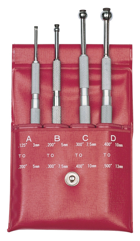 SPI Small Hole Gages: Full Ball Type, Set of 4 - 31-440-1| Penn Tool Co ...