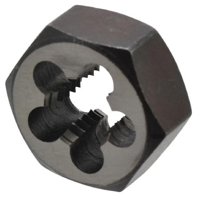 Interstate Hex Rethreading Bolt Die, Carbon Steel, 1/2-13 UNC - 42-425 ...