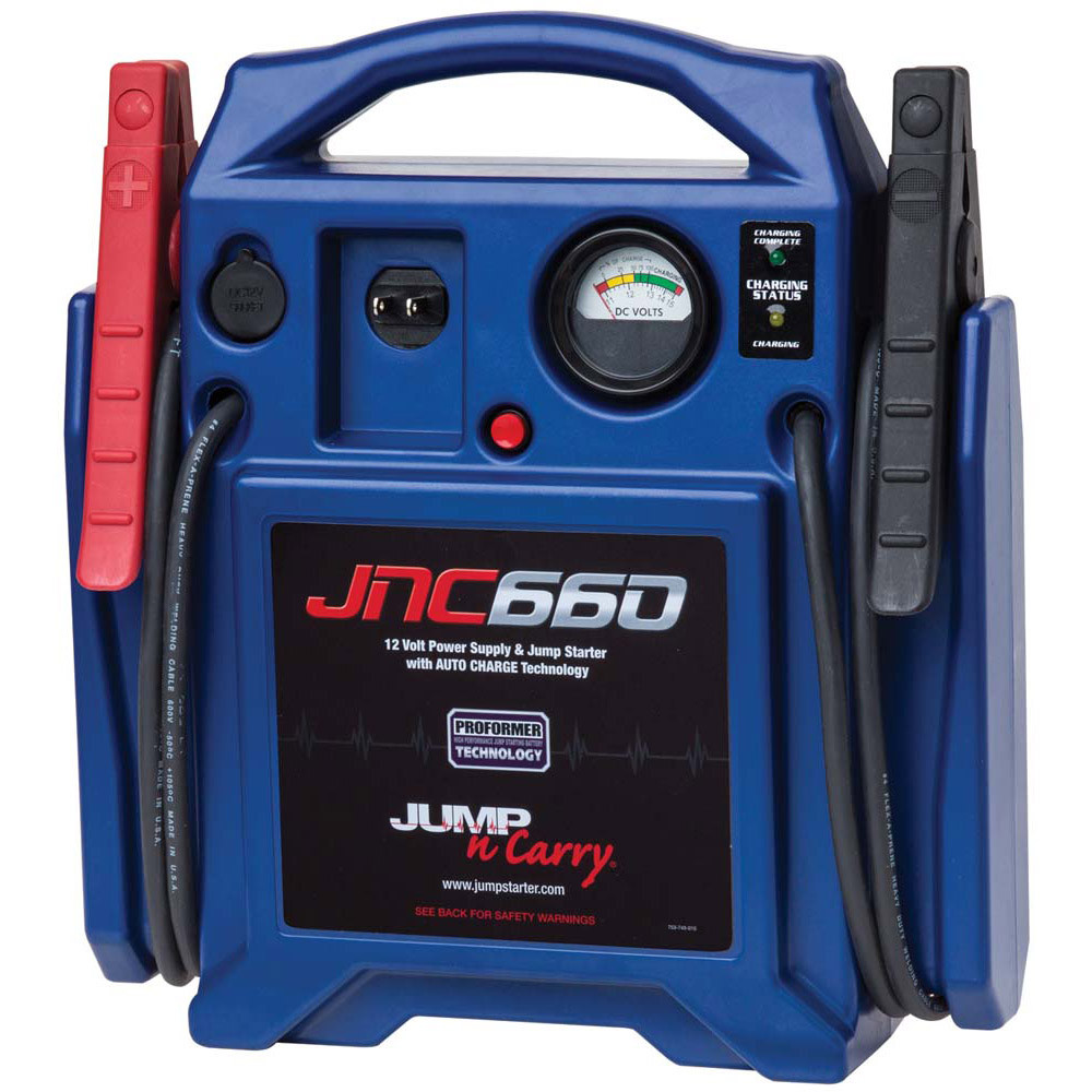 Jump-N-Carry Jump Starter JNC660, 1700 Peak Amp 12 Volt Jump Starter ...