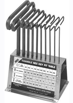 Eklind Long Reach T-Handle Hex Key Bench Sets| Penn Tool Co., Inc