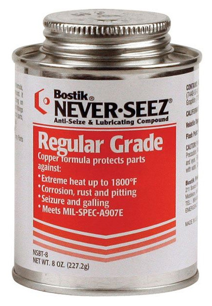 Bostik Never-Seez Regular Copper Grade Anti-Seize, 8 oz. Brush Top ...