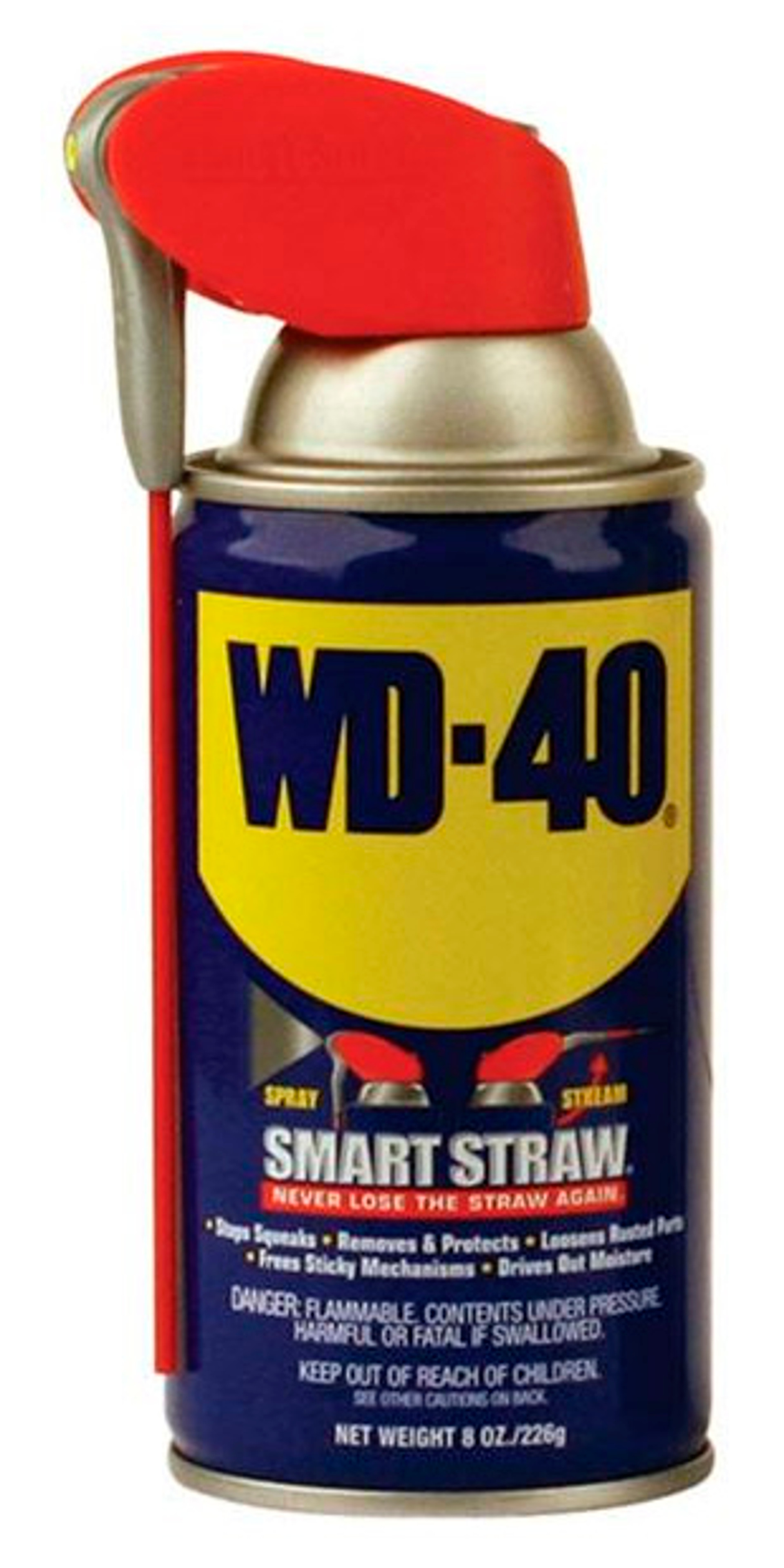 WD-40 Multi-Purpose Spray Lubricant #49002, 8 oz. Smart Straw Aerosol ... WD-40 Multi-Purpose Spray Lubricant #49002, 8 oz. Smart Straw Aerosol ...