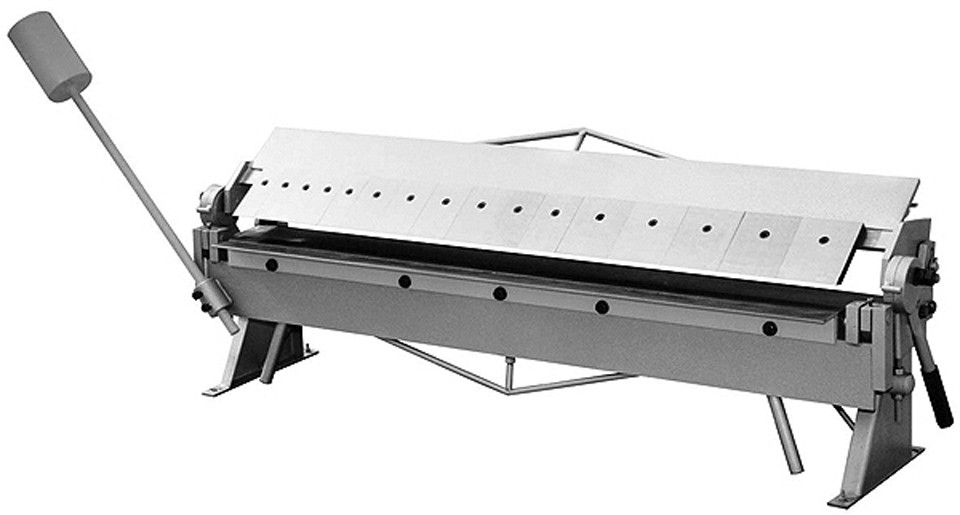 Birmingham Sheet Metal Bench 48" Pan & Box Brake, with Counter Weight ...