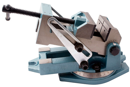 Precise 6" Jaw Width Pro Series Angle Drill Press Vise w/Mag Base ...