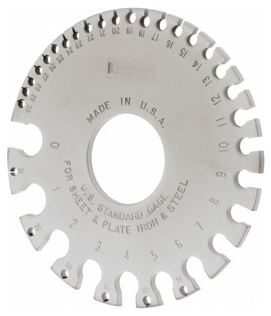 SPI U.S. Standard Gage for Sheet & Plate Iron and Steel - 30-189-5 ...