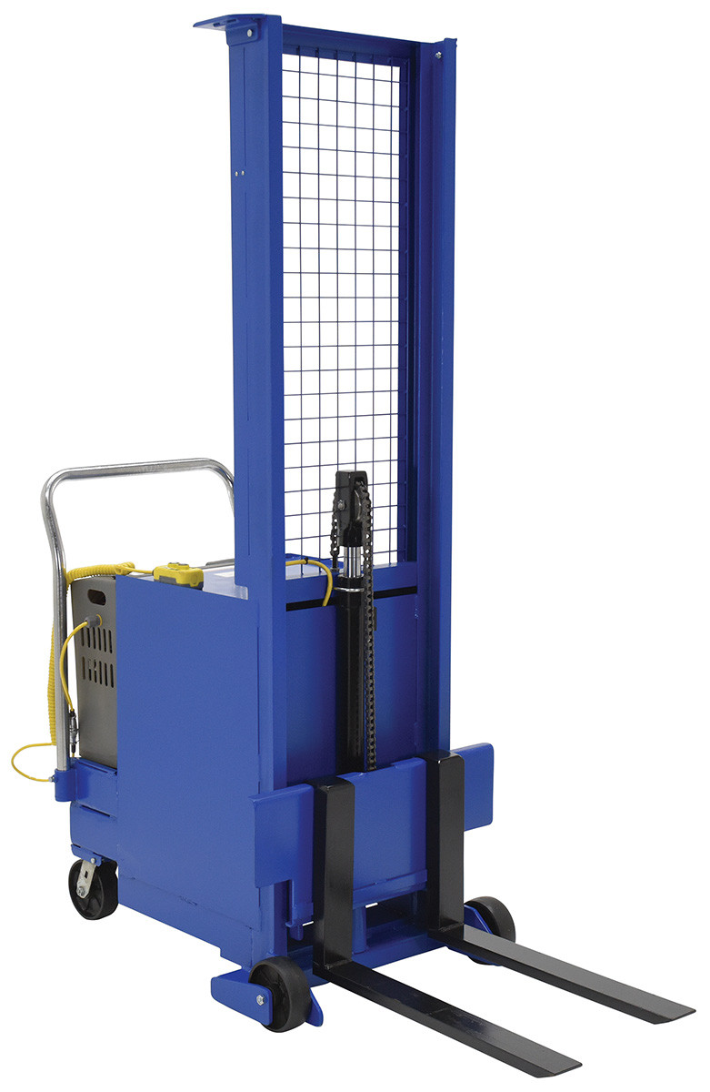 Vestil Counter-Balanced Stacker, 1000 lb. capacity, 115V DC - CBS-64-1 ...