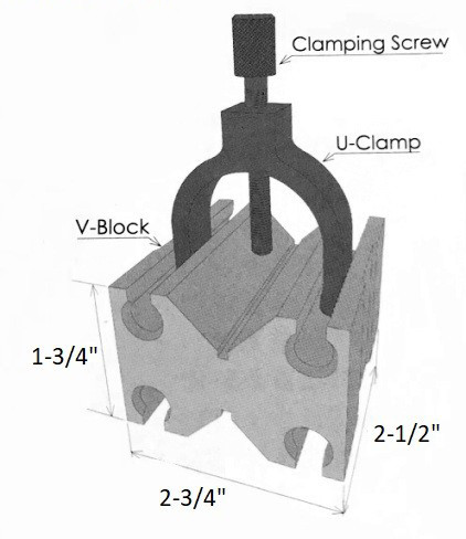 Vertex Toolmakers V-Blocks with Clamp VBC-006 - 3402-0964 - Penn Tool ...