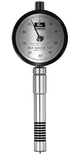 Rex 1600 Series Standard Dial Durometers - Penn Tool Co., Inc