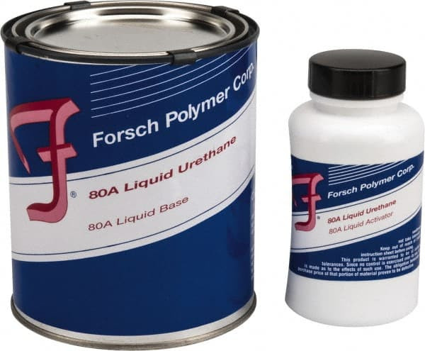 Forsch Polymer Corp. 1 Lb Kit Tan Polyurethane Castable Rubber 100°F ...