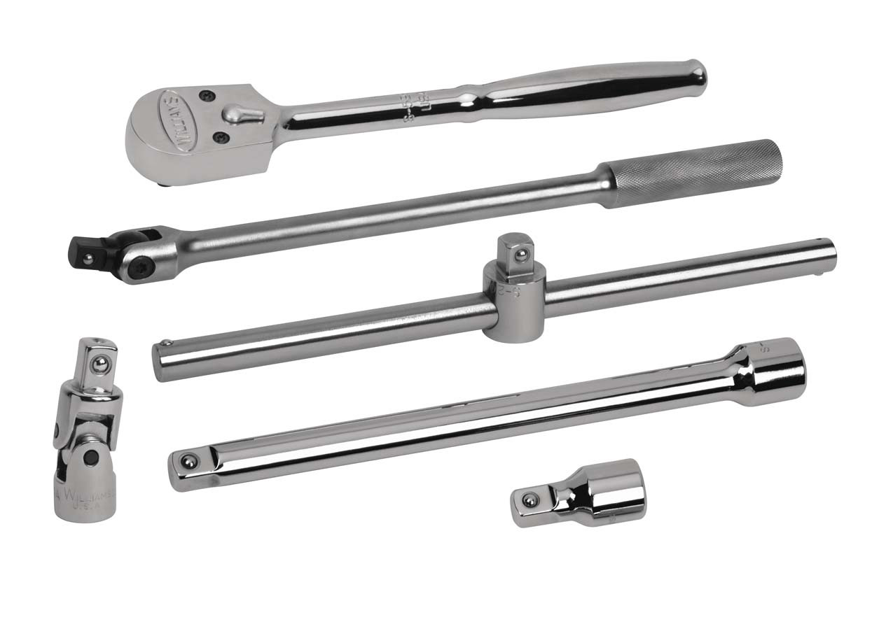 Williams Industrial Tools 6 pc 1/2" Drive Rachet and Drive Tool Set ...