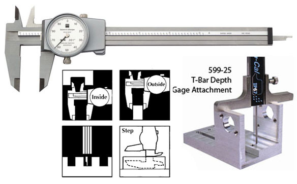 Brown & Sharpe Universal Dial Calipers| Penn Tool Co., Inc