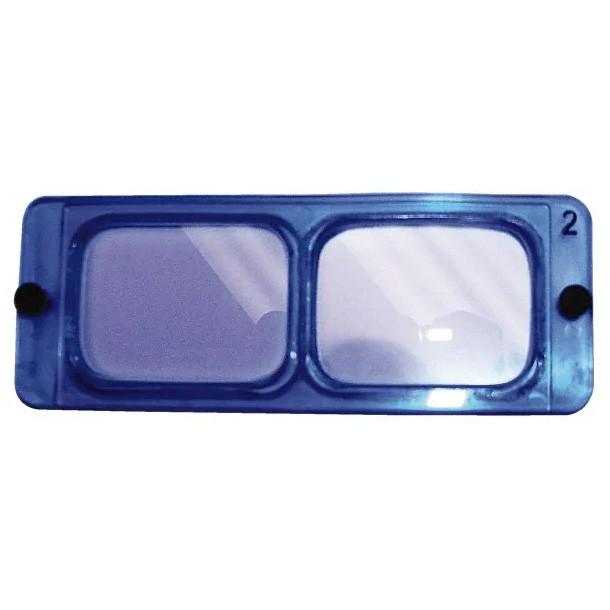Optivisor Magnifier Lens Plate LP2, 1.5x Magnification, 20" Focal ...