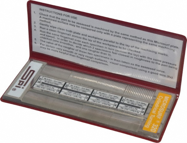 SPI Micro Surface Finish Comparator Plates - Penn Tool Co., Inc