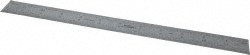 SPI Rigid Steel Rule, Satin Chrome Finish, 12" 16R - 13-848-7| Penn ...