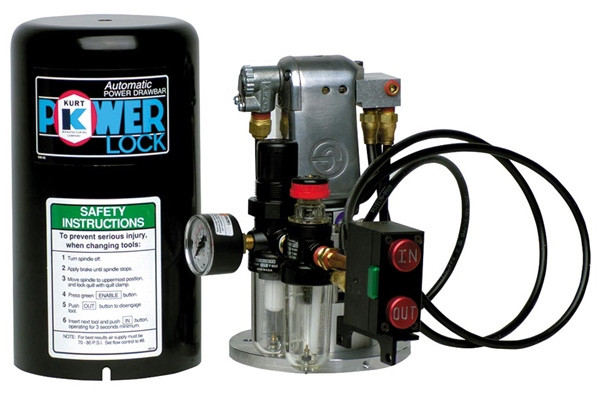 Kurt Power Lock Drawbar BR1000 for Bridgeport Series I STD 2J, R8 ...