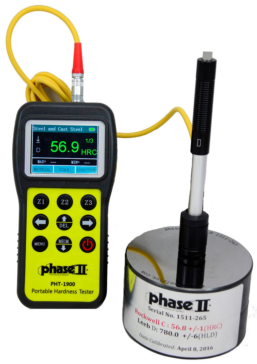 Phase II Portable Hardness Tester - PHT-1900 | Penn Tool Co., Inc