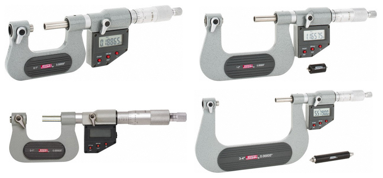 SPI IP65 Electronic Screw Thread Micrometers| Penn Tool Co., Inc