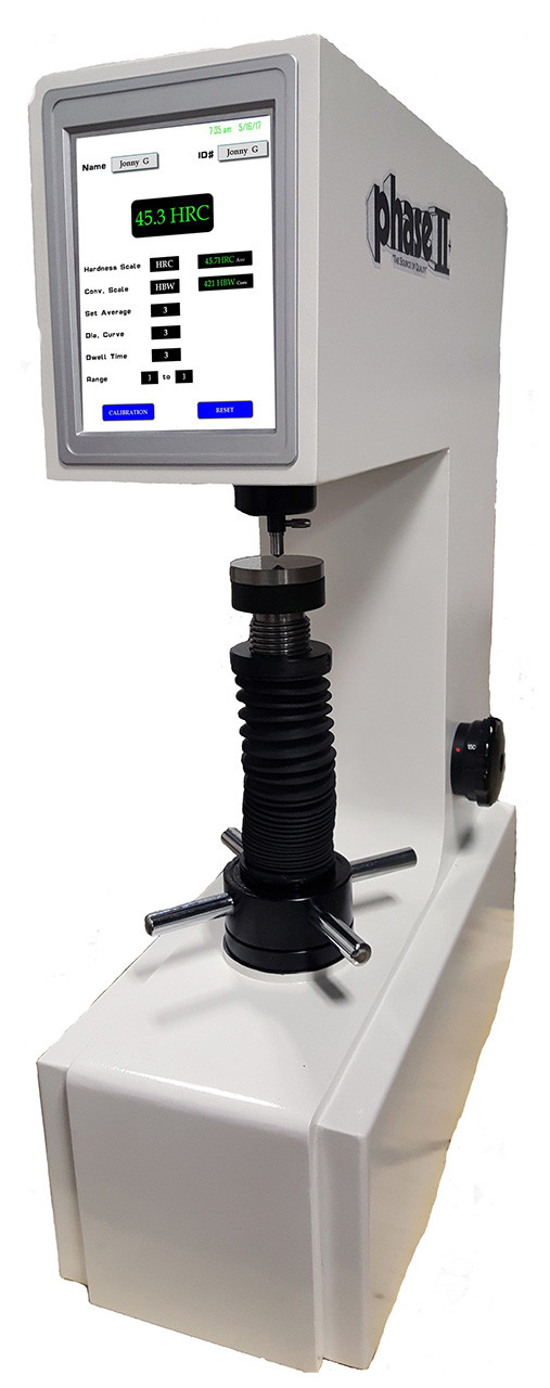 Phase II Digital Rockwell Hardness Tester w/ Touchscreen - 900-410 ...