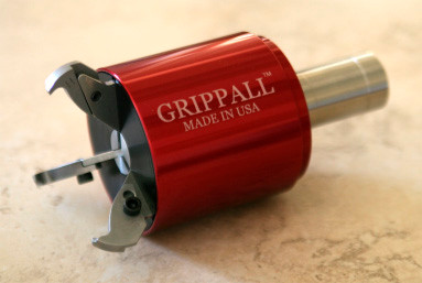 Large Grippall™ Three Finger CNC Bar Puller, 32mm Round Mounting Shank ...