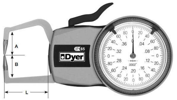 Dyer Short Reach Min-Wall/Thickness Gages Series 301 | Penn Tool Co., Inc