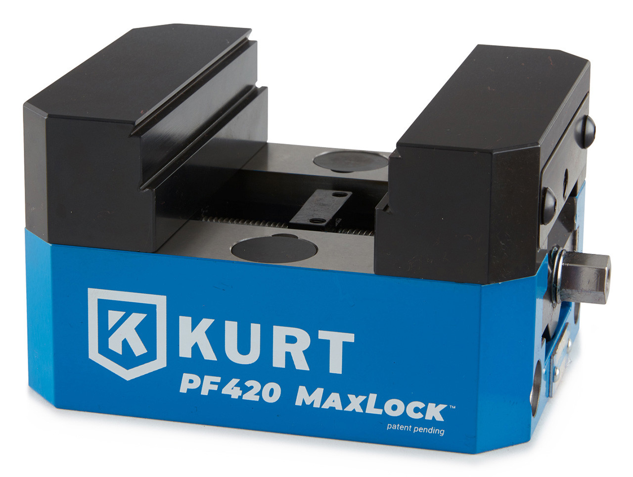 Kurt Precision Force MaxLock™ 5-Axis Vise PF420 with Dovetail Jaws ...