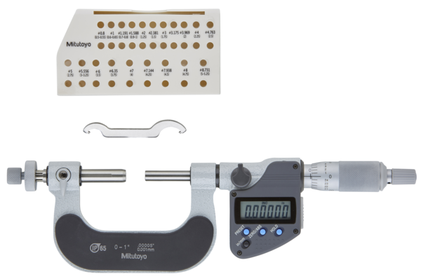 Mitutoyo Gear Tooth Micrometers Series 324, 124 Interchangeable Ball ...