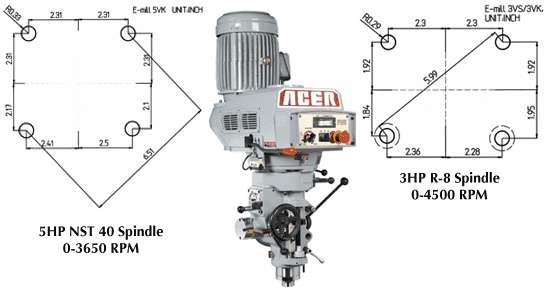 Acer Milling Machine Replacement Milling Head With Trouble Free ...