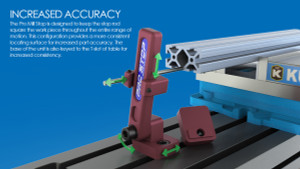 Edge Pro Mill Stop Table Mount 5/8" Slot - 16-000| Penn Tool Co., Inc