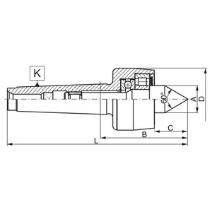 Bison 8811-6 Precision Live Center, MT6 - 7-565-106| Penn Tool Co., Inc