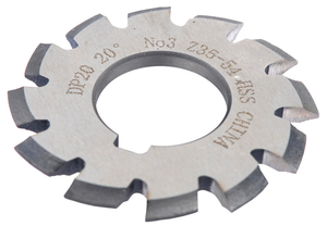 Precise 14.5º & 20º Pressure Angle Involute Gear Cutters