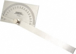 SPI Protractor with Rectangular Protractor Head - 30-393-3| Penn Tool ...
