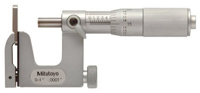 Mitutoyo Uni-Mike Digital Micrometer, Interchangeable Anvil Type, 0-1 ...
