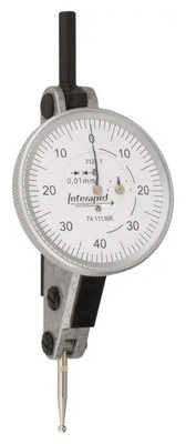 Interapid Test Indicator 312B-1, Horizontal, 0.060" Range, 1-1/2" Dia ...