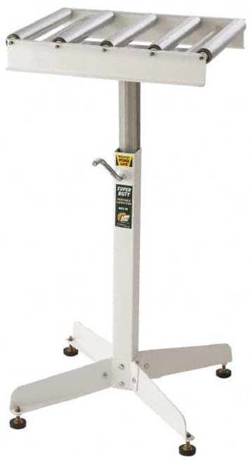 HTC 18 Inch Long Table Stock Roller Stand 500 Lbs. Limit with 5 and 15 Inch Wide Rollers HRT 10 82291766