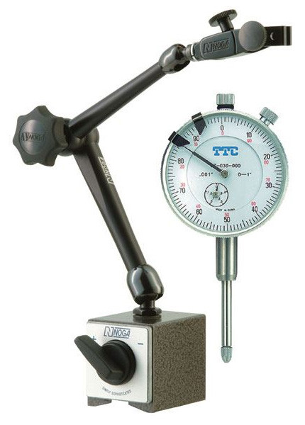 NOGA Engineering Magnetic Base & Dial Indicator Set DG61003| Penn Tool Co., Inc