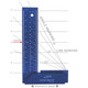 iGaging 7" & 12" Layout Square Set - 36-LS-712 | Penn Tool Co., Inc
