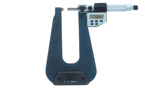Precise Electronic Deep Throat Micrometers 6" Throat Depth| Penn Tool ...