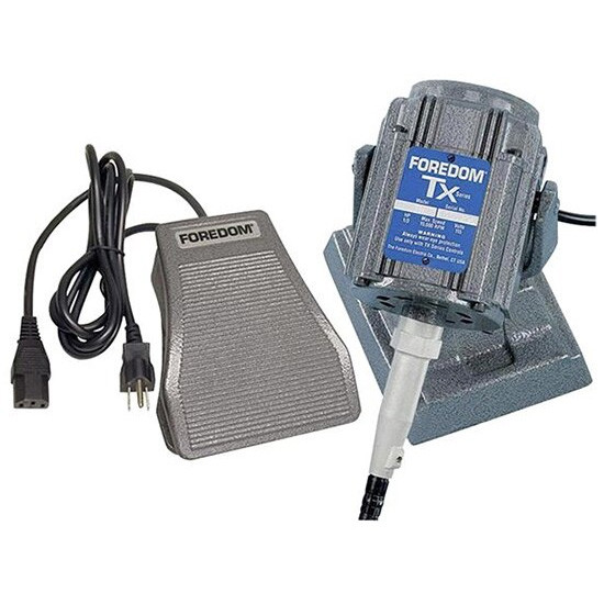 Foredom Flexible Shaft 1/3 HP TXH Benchtop Motor With SXR Foot Control ...