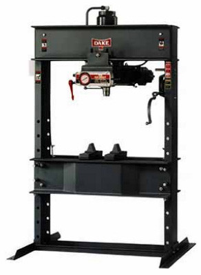 Dake Hydraulic Press, Elec-Draulic II Dual Acting, 75 Ton - 8-075 ...