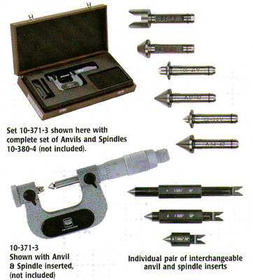 TESA Threadmaster, Interchangeable with Anvil and Spindle Sets| Penn ...