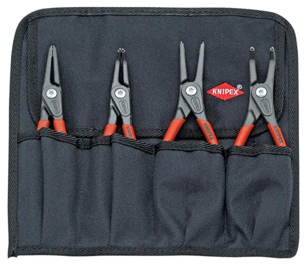 KNIPEX 4-Piece Precision Circlip Snap-Ring Pliers Set 9K 00, 59% OFF