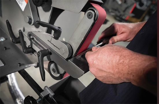 Jet 2x72 square wheel belt grinder store