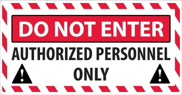 authorised personal only