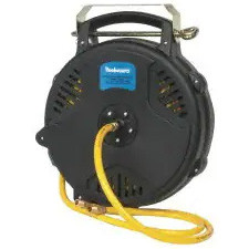 PRO-SOURCE 50 ft. Spring Retractable Hose Reel 508PRO, 300 psi, Hose ...