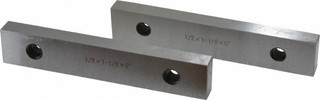 SPI Precision Steel Parallels, Matched Pair, 1/2" Thick x 6" Long, 1-1/ ...