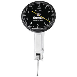 Starrett Dial Test Indicator B708AZ #64607, 0.01" Range, 0-5-0 Dial ...