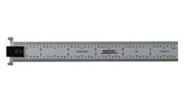 SPI Adjustable Hook Rule, Satin Chrome Finish, 18" E/M - 13-940-2| Penn ...