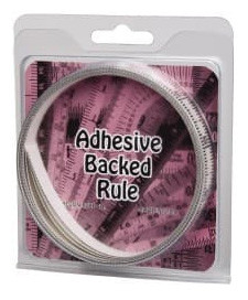 Mylar Adhesive Backed Rule, Vertical, Top to Bottom, 1/16" Grad., 12 ft ...