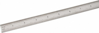 SPI Flexible Steel Rule, Satin Chrome Finish, 24" 16R - 13-878-4| Penn ...